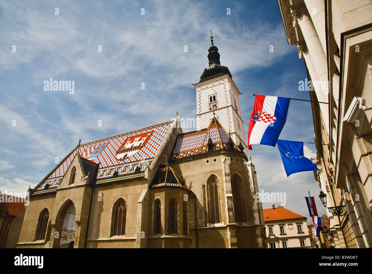 St. Mark's Church, turned into a late Gothic church of the three-nave ...