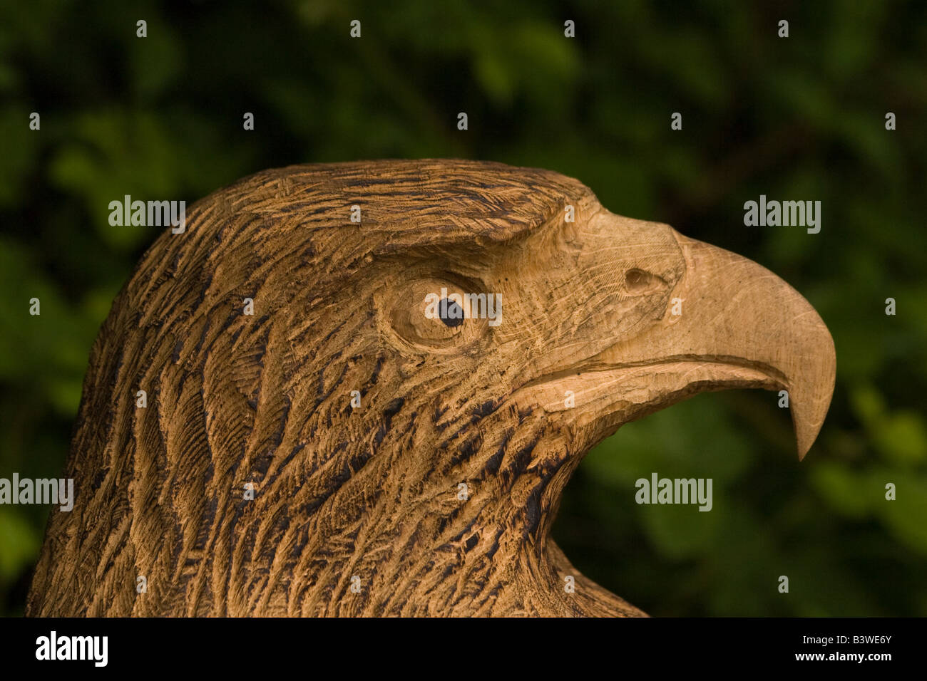 Red Kite wooden sculpture at Garwnant Forest Centre Brecon Beacons ...