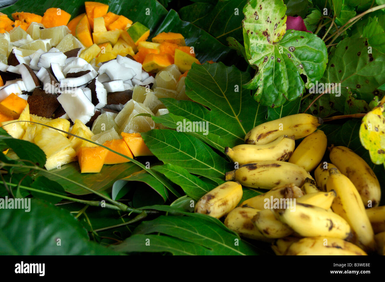 South Pacific, French Polynesia, Society Islands, Bora Bora. Local ...