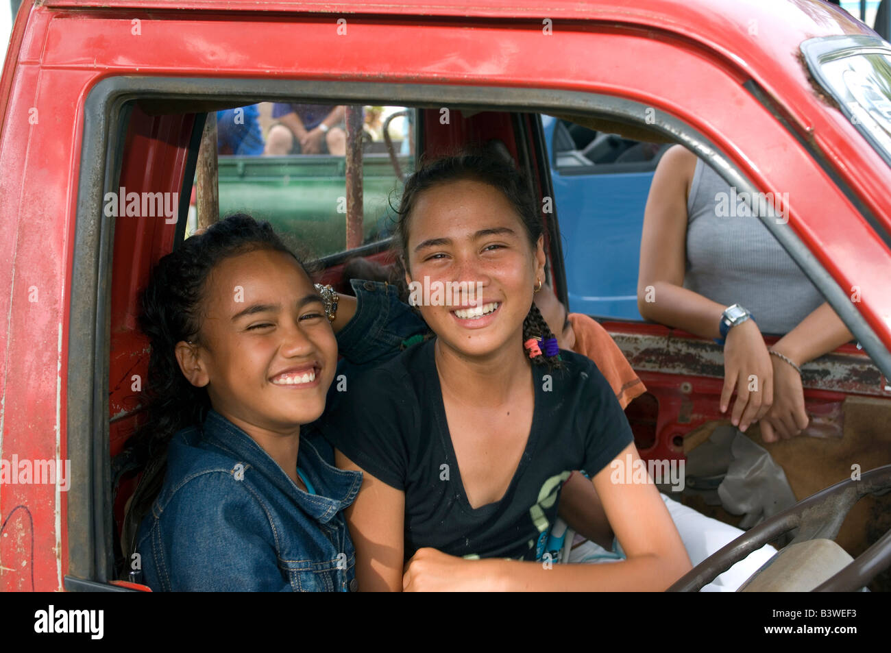 Cook islands girl hi-res stock photography and images - Alamy