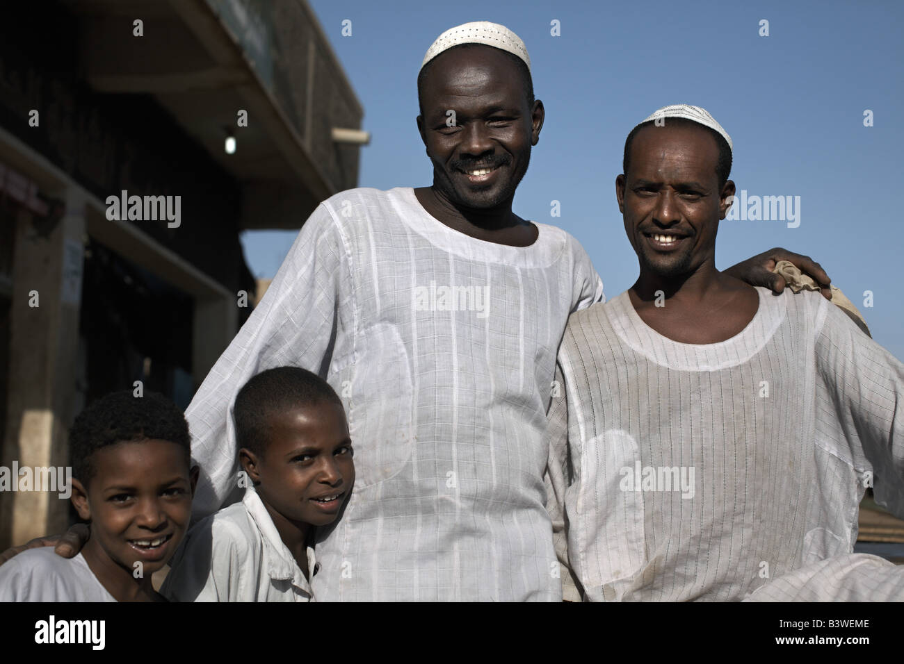Sudanese people in the town of Atbara, Sudan Stock Photo: 19614686 - Alamy
