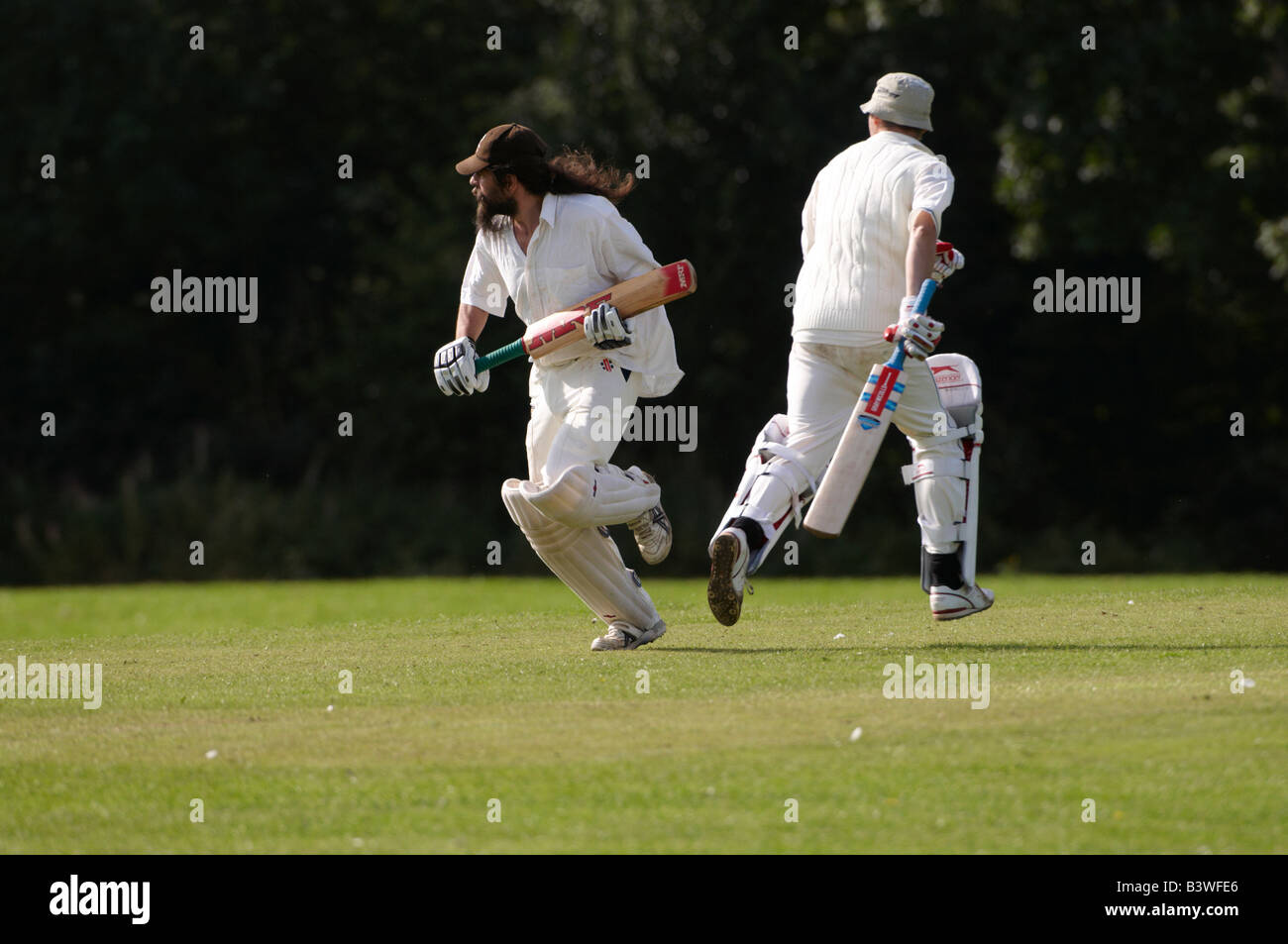 Easton Cowboys & Cowgirls Club playing cricket on Vassalls Park Bristol ...