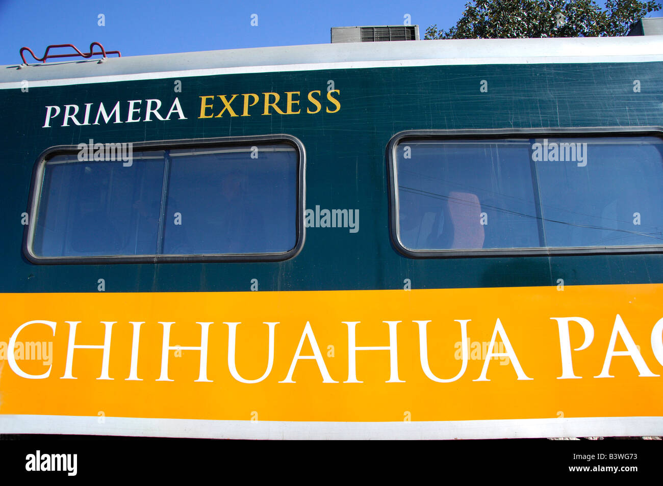 Mexico, Chihuahua, Copper Canyon. Tourist train Stock Photo - Alamy