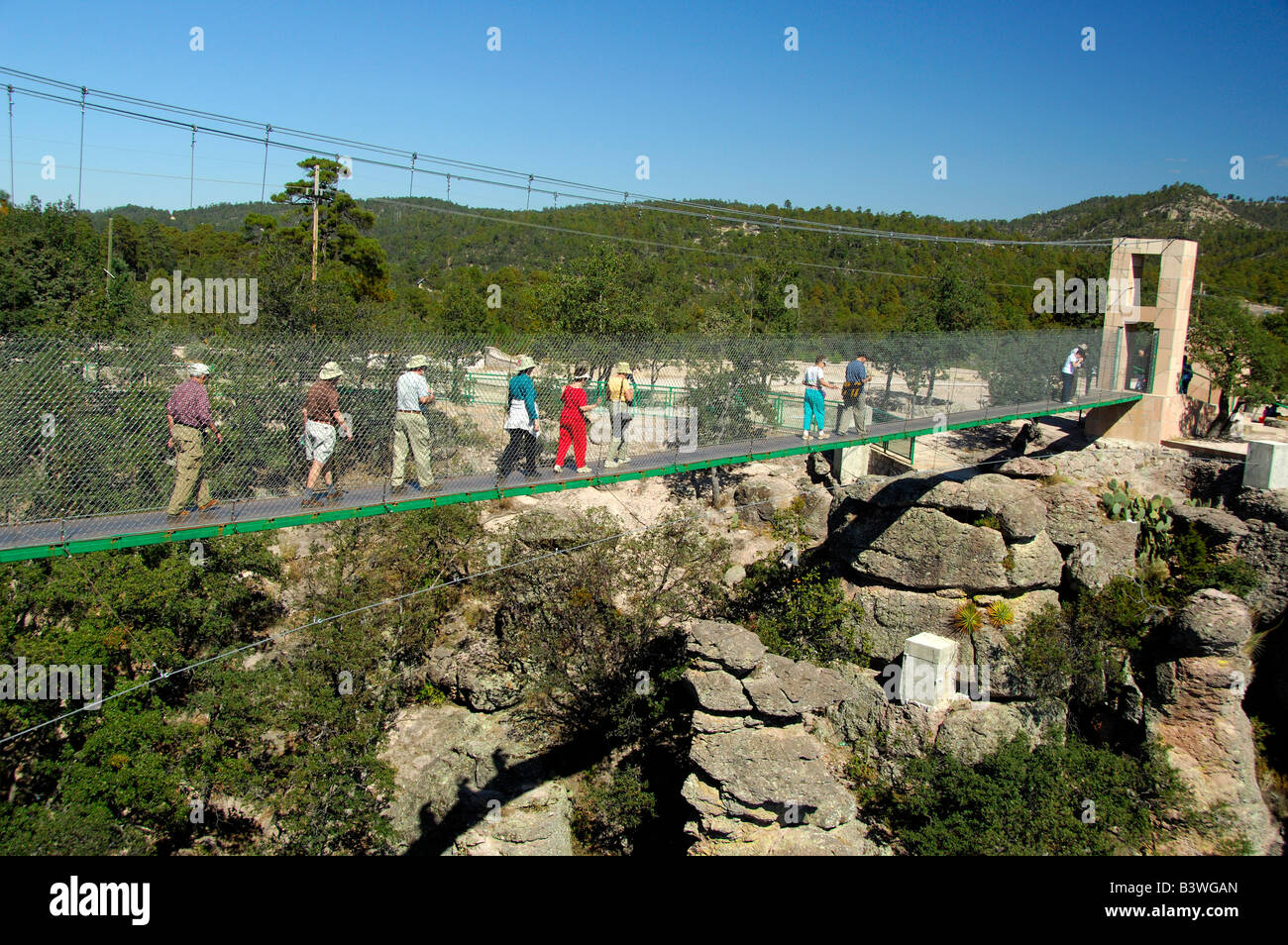 Bridge Copper Canyon Mexico Train