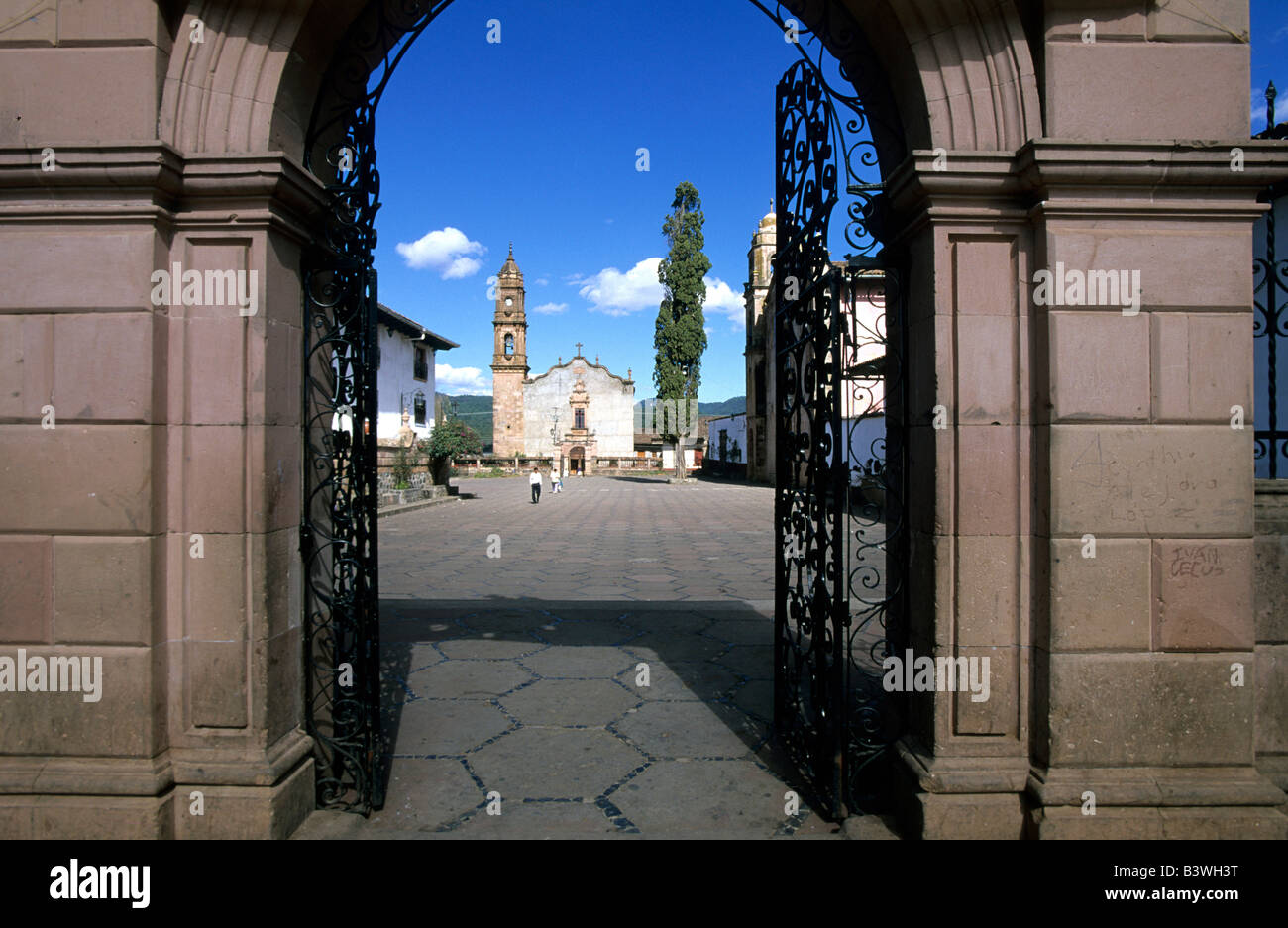 Cathedral Santa Clara del Cobra, Mexico Stock Photo - Alamy