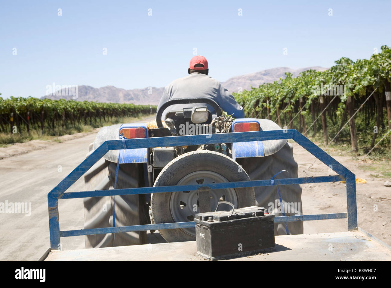 Back of Tractor Stock Photo - Alamy