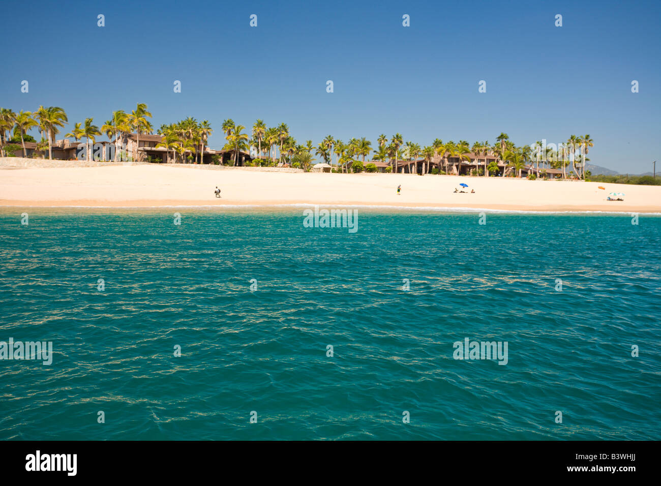 Chileno Bay Beach near Cabo San Lucas, Baja California, Mexico Stock ...