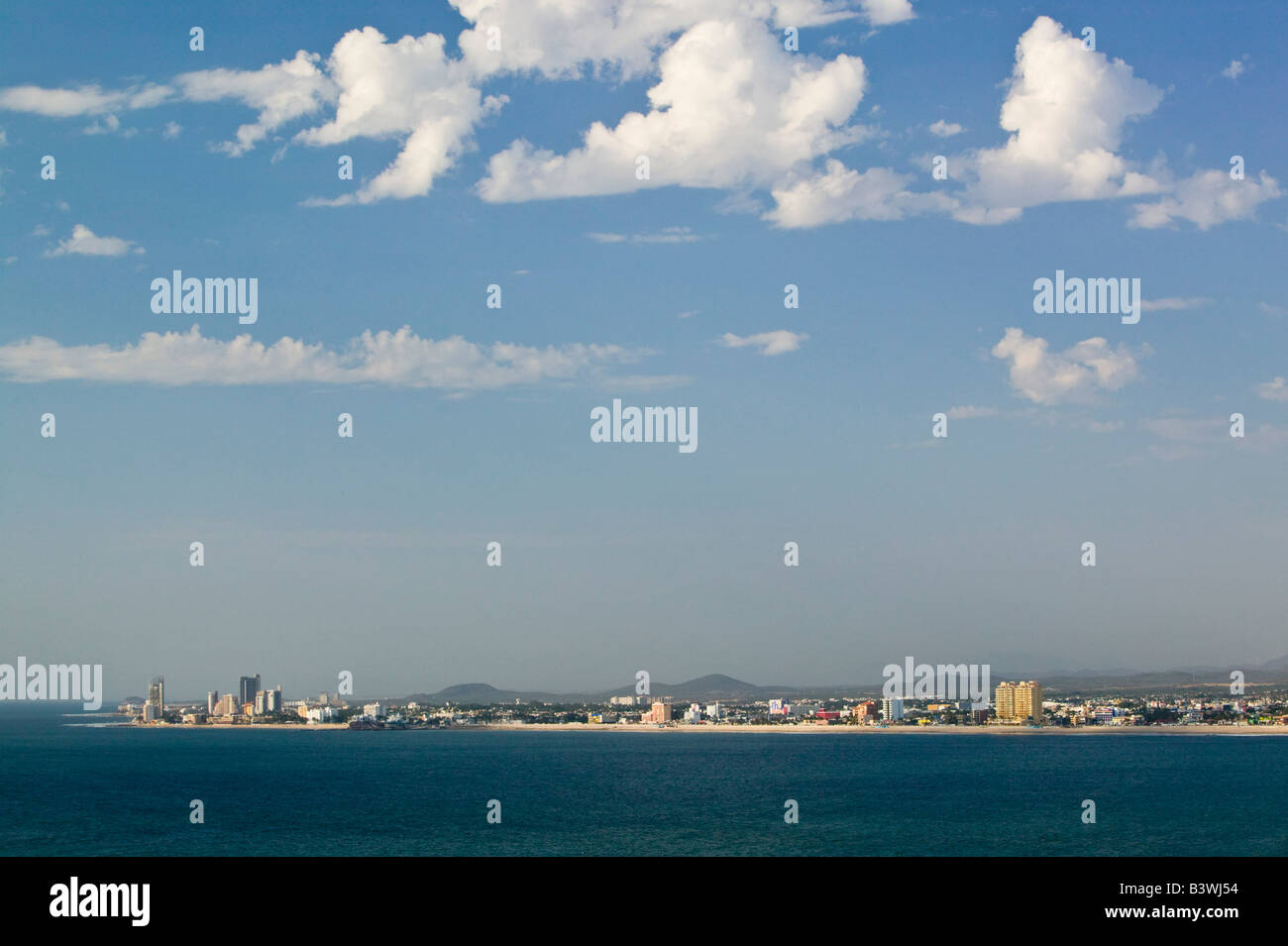 Mexico, Sinaloa State, Mazatlan. View towards the Zona Dorada / Daytime ...