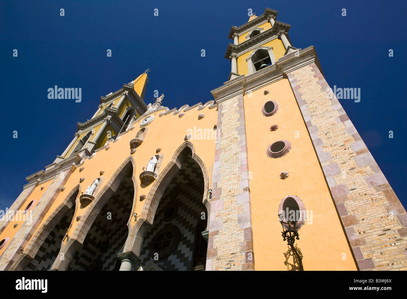 Mexico, Sinaloa State, Mazatlan. Old Mazatlan- Cathedral (b.1890 Stock ...