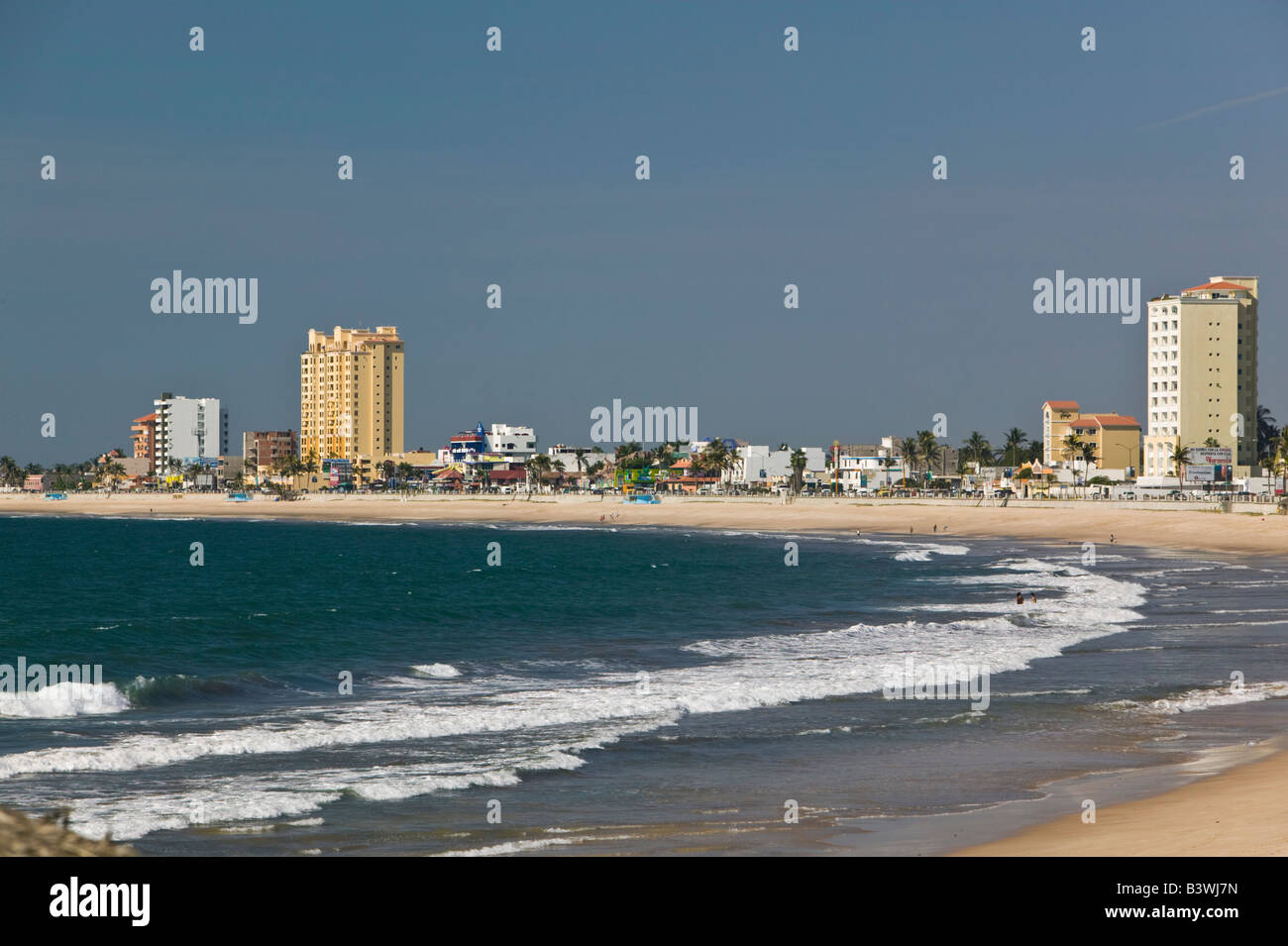 Mexico, Sinaloa State, Mazatlan. Playa Norte Beach- Daytime Stock Photo ...