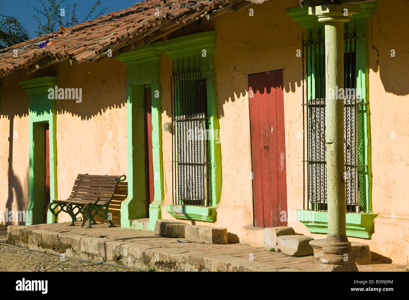 Mexico, Sinaloa State, Copala. View of the Town Square Stock Photo - Alamy