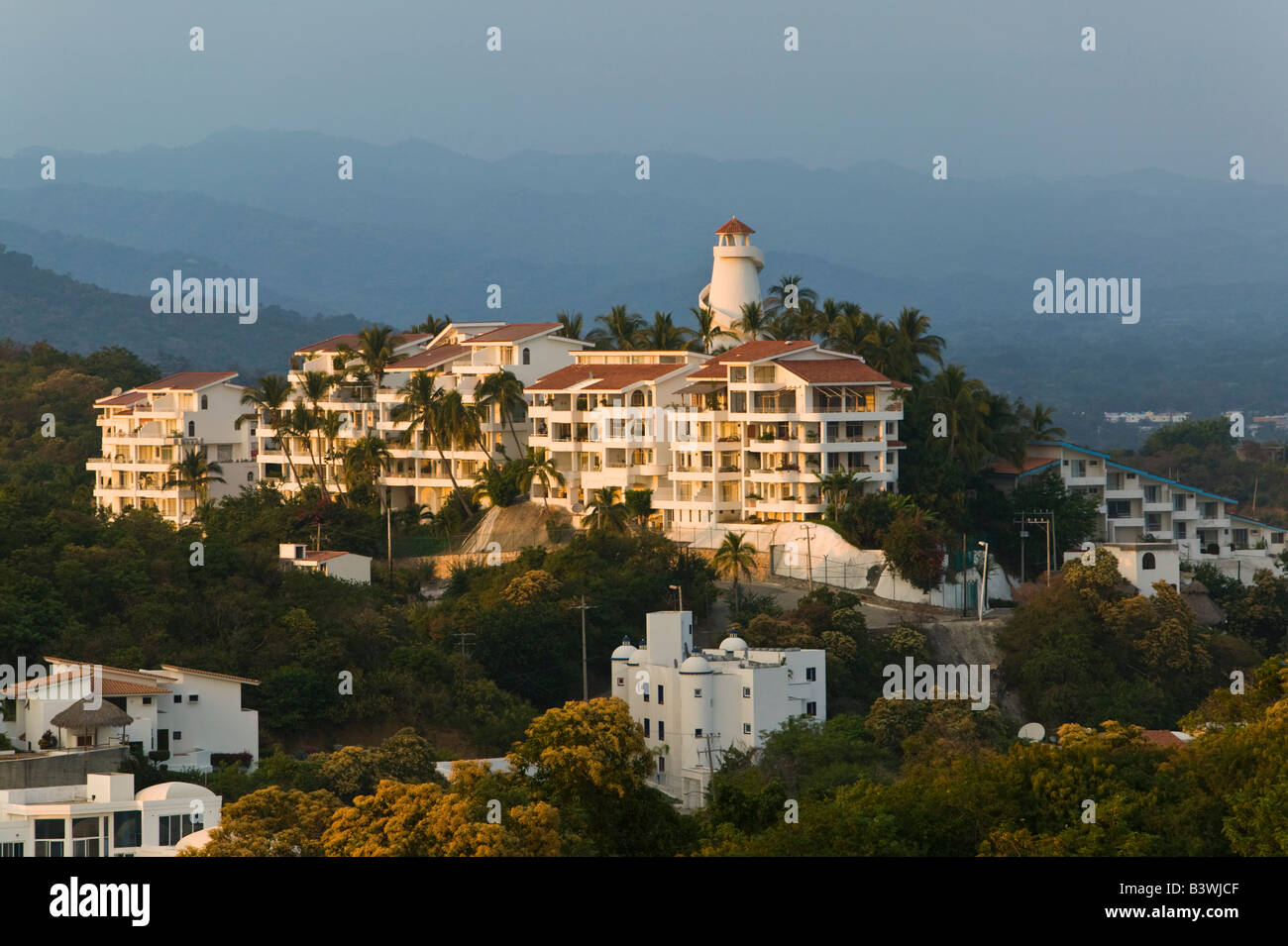 Mexico, Colima, Manzanillo. Peninsula de Santiago / Resort Condominiums ...
