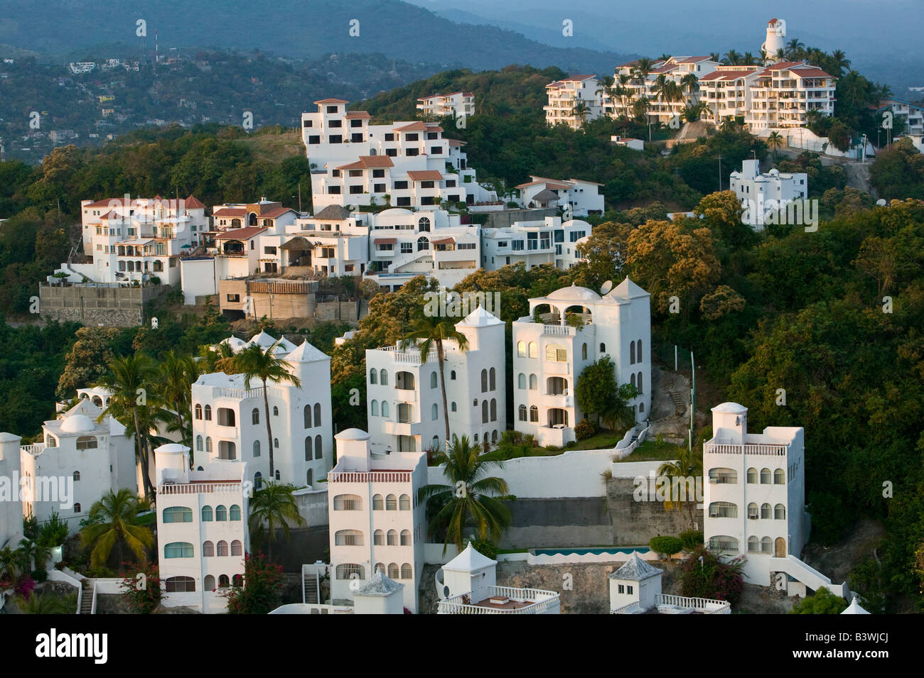 Mexico, Colima, Manzanillo. Peninsula de Santiago / Resort Condominiums ...