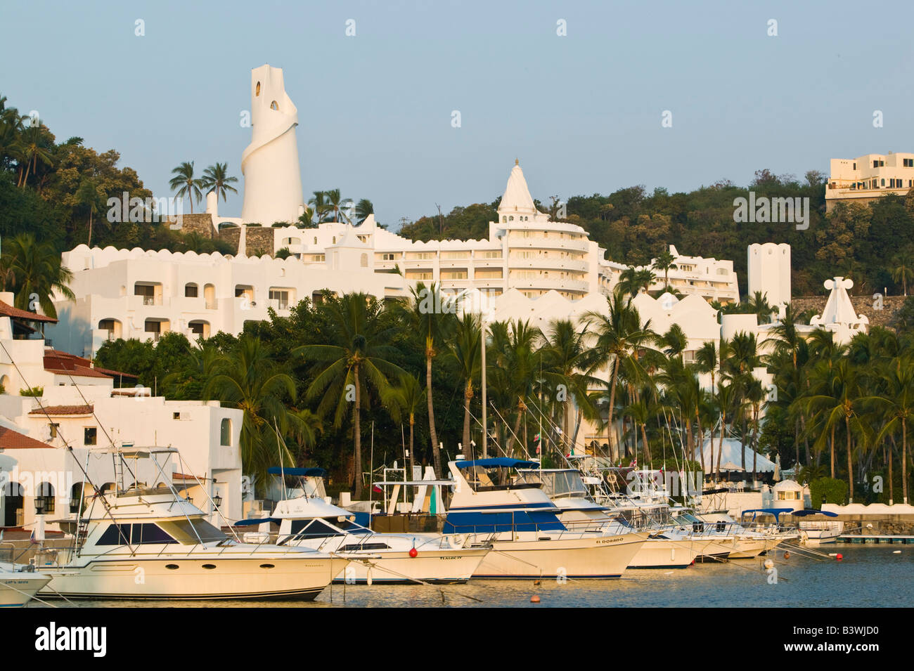 Mexico, Colima, Manzanillo. Brisas Las Hadas Resort / Sunrise Stock ...