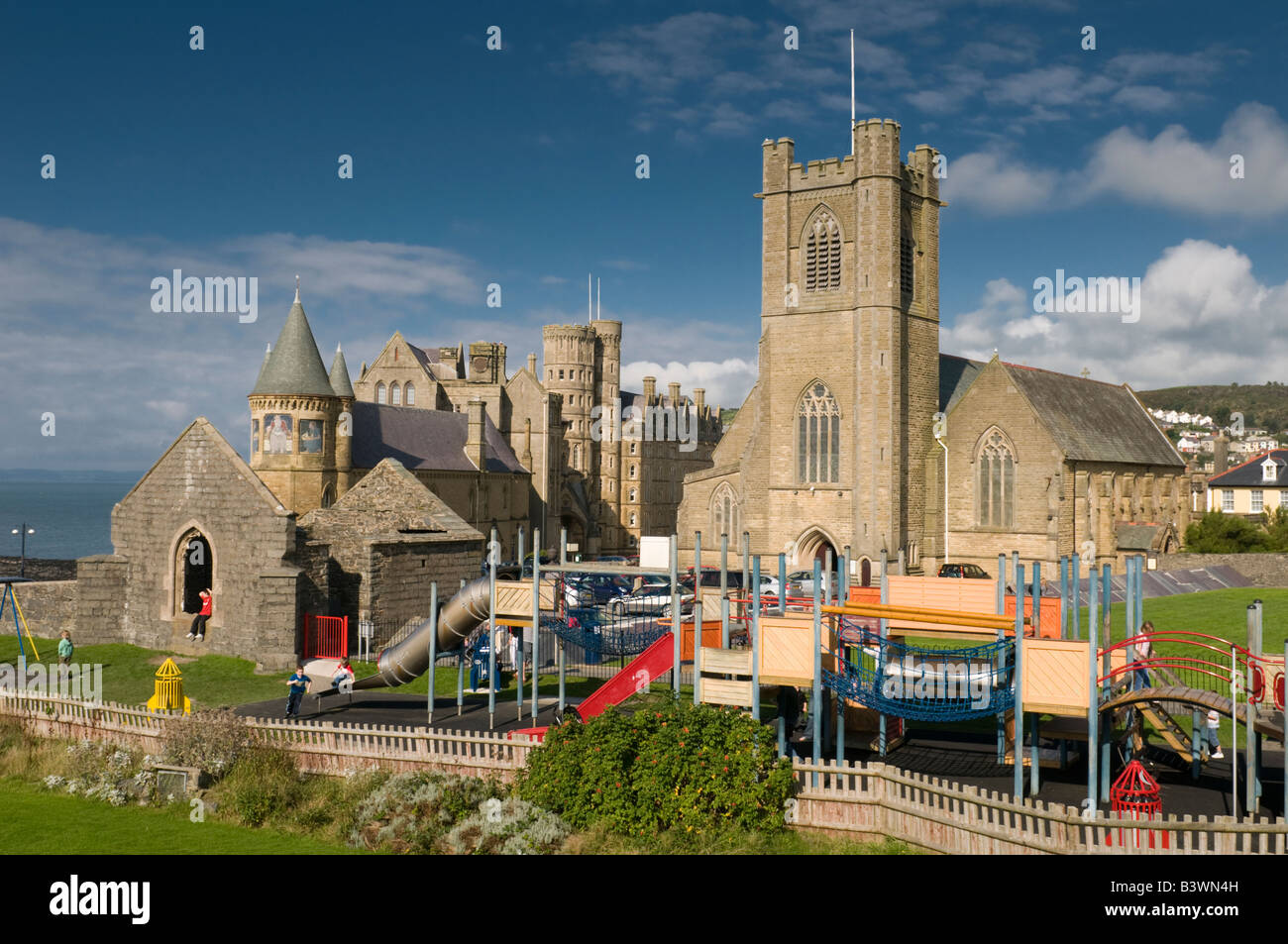 St Michael s Church and University Old College buildings Aberystwyth ...