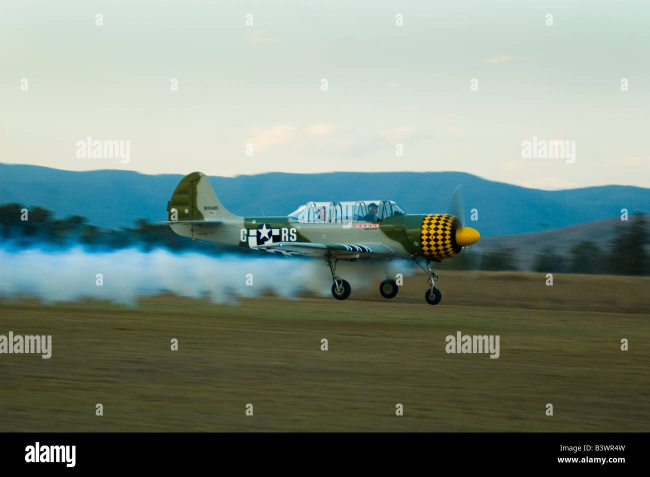 Yakovlev Yak-52 Soviet primary trainer aircraft Stock Photo - Alamy