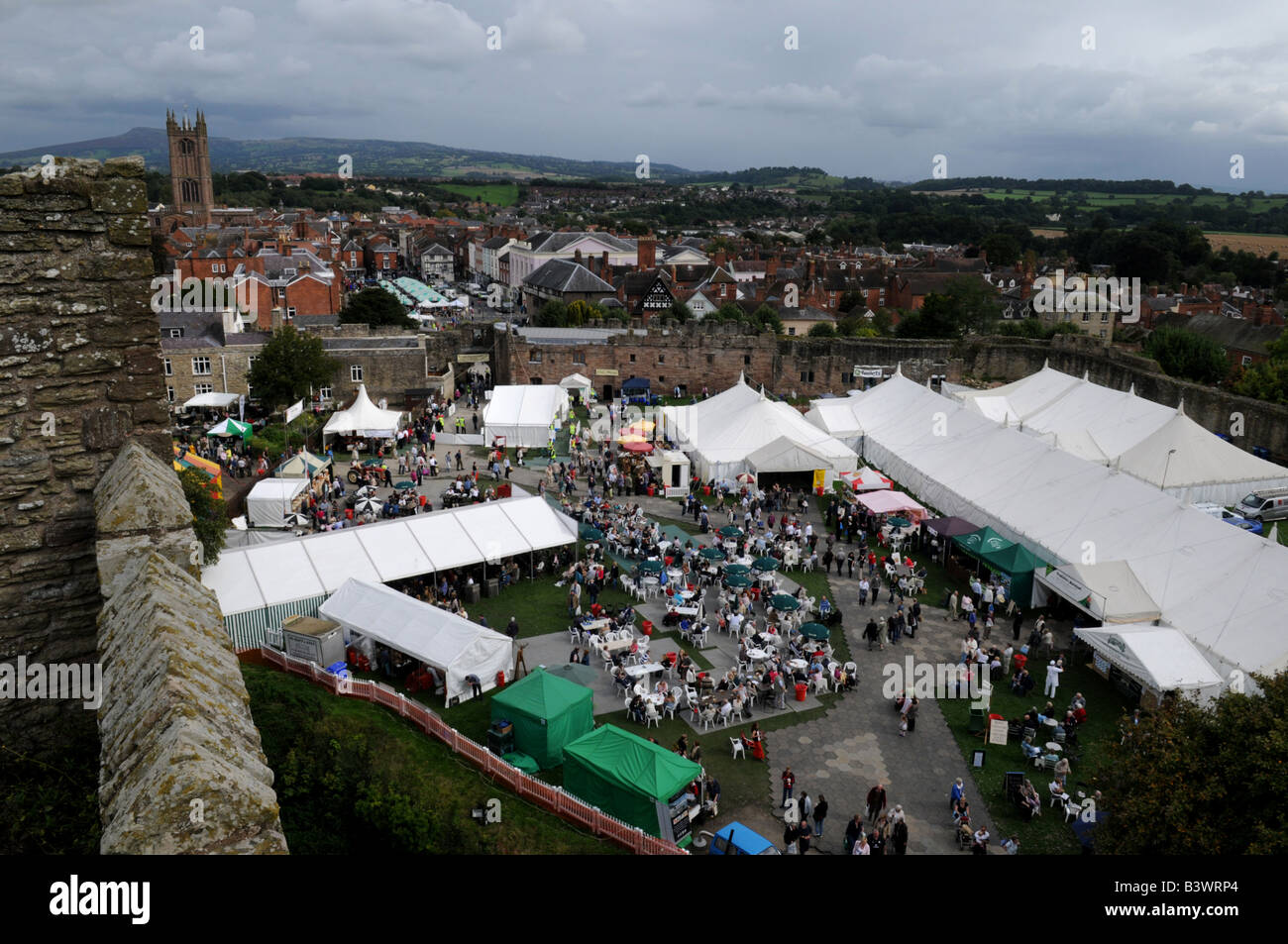 Aerial view of ludlow hi-res stock photography and images - Alamy