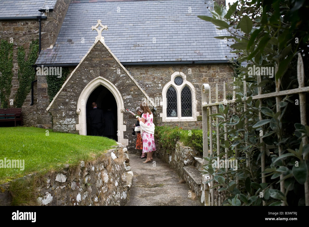 Old welsh church hi-res stock photography and images - Alamy