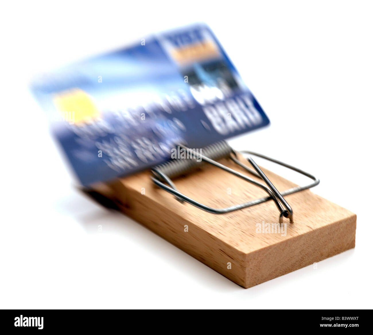 Credit card and mouse trap Stock Photo - Alamy