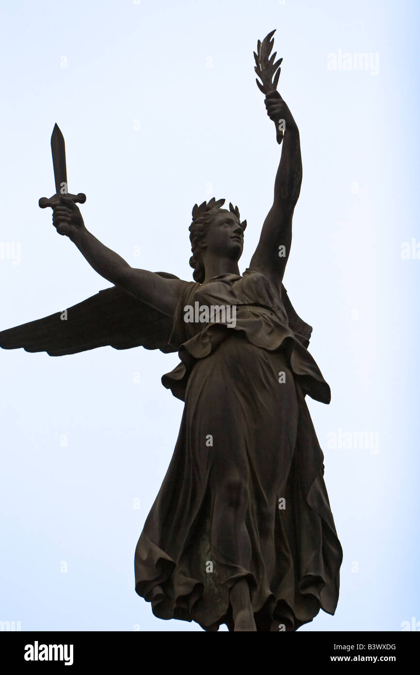 angel statue Lima Peru tourist tours Stock Photo - Alamy