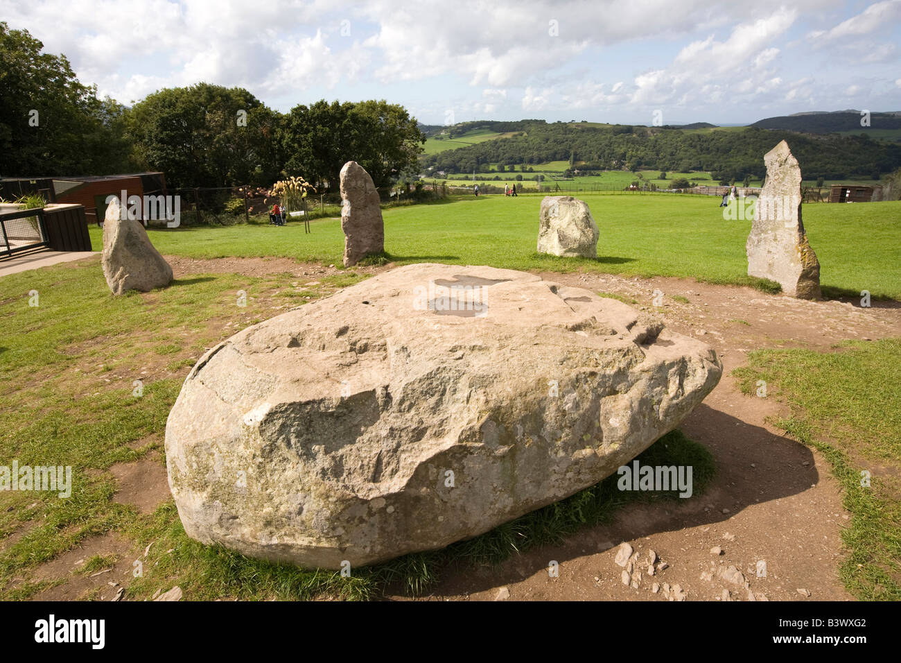 Eisteddfod standing stones hi-res stock photography and images - Alamy