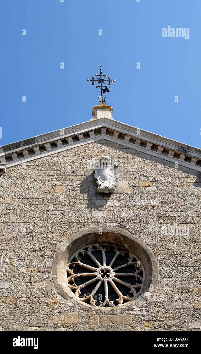 Facade of Church of Blessed Virgin Mary s Birth in Old Town Stari Grad ...