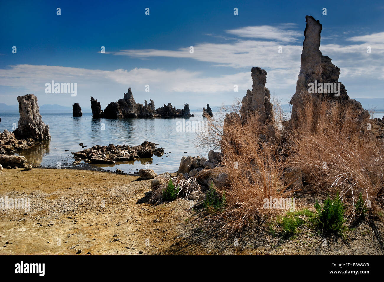 General landscape of Mono Lake Stock Photo - Alamy