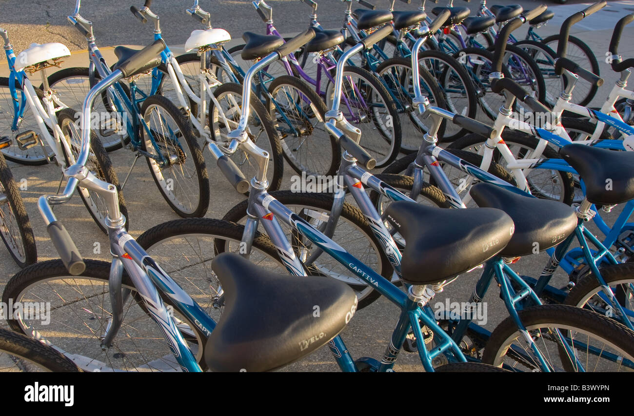 Bicycles for rent Stock Photo - Alamy