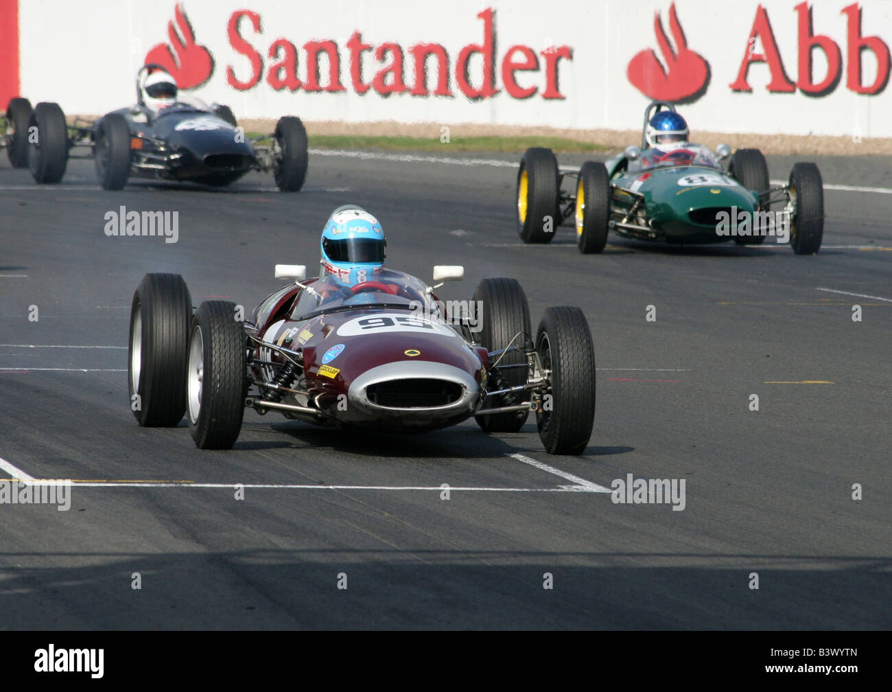 Silverston classic car racing Stock Photo - Alamy