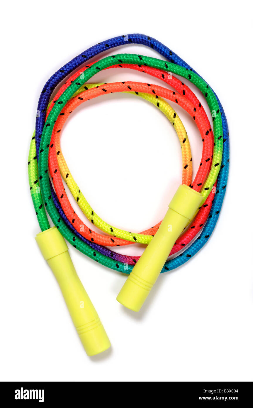 Plastic skipping rope Stock Photo - Alamy