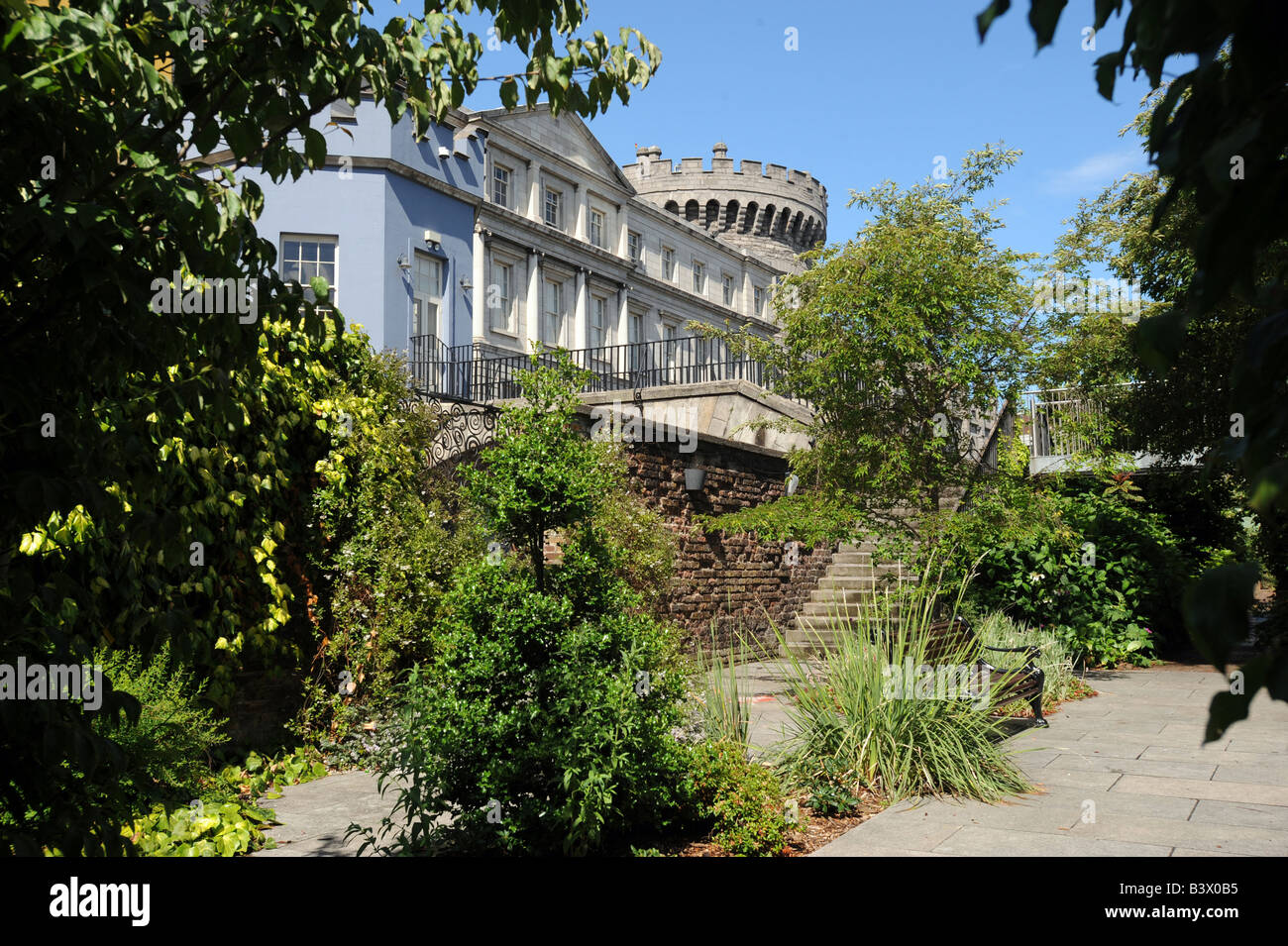 The Dubh Linn garden at Dublin Castle Dublin Ireland 19 Jun 2008 Stock ...