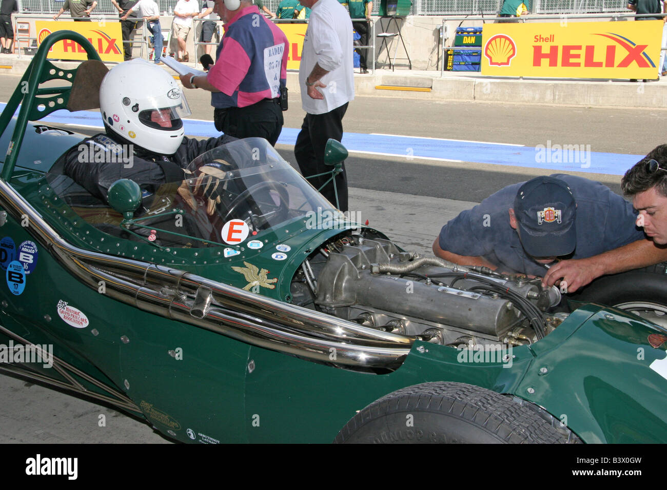 Silverston classic car racing Stock Photo - Alamy