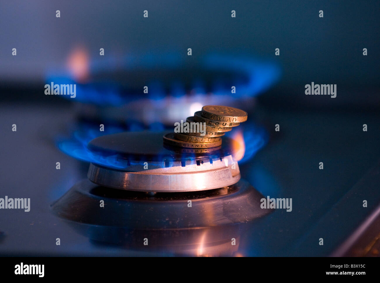 Gas Hob Burning Money High Resolution Stock Photography and Images - Alamy