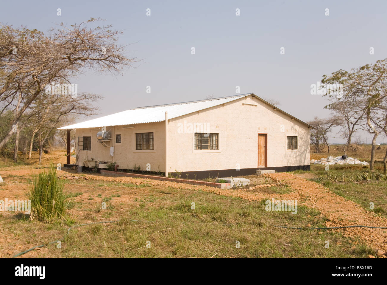 Farmhouse Kafuie Zambia Africa Stock Photo - Alamy