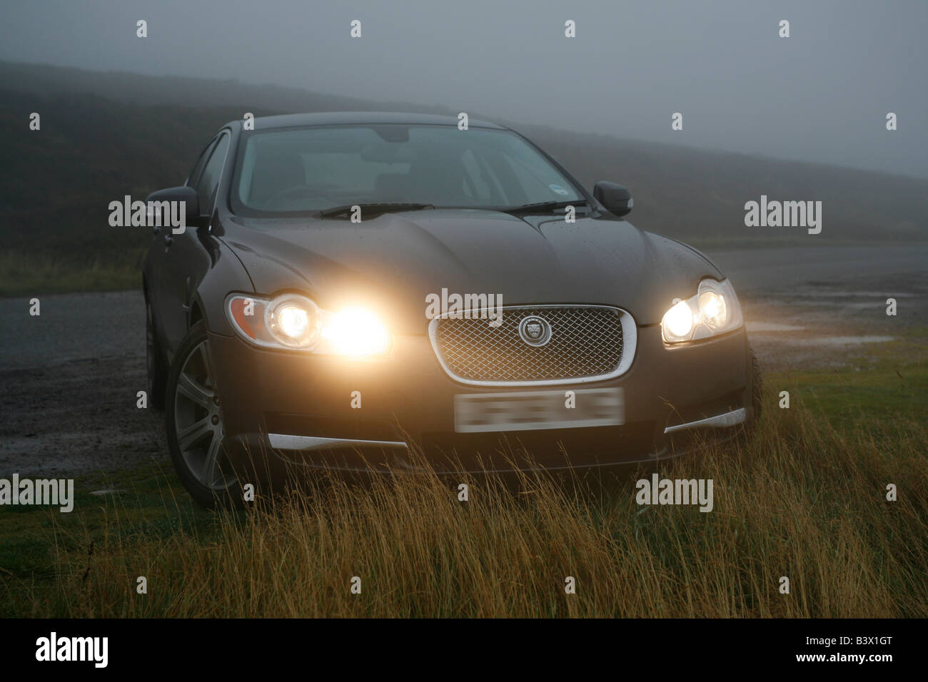 The Jaguar XF Stock Photo - Alamy