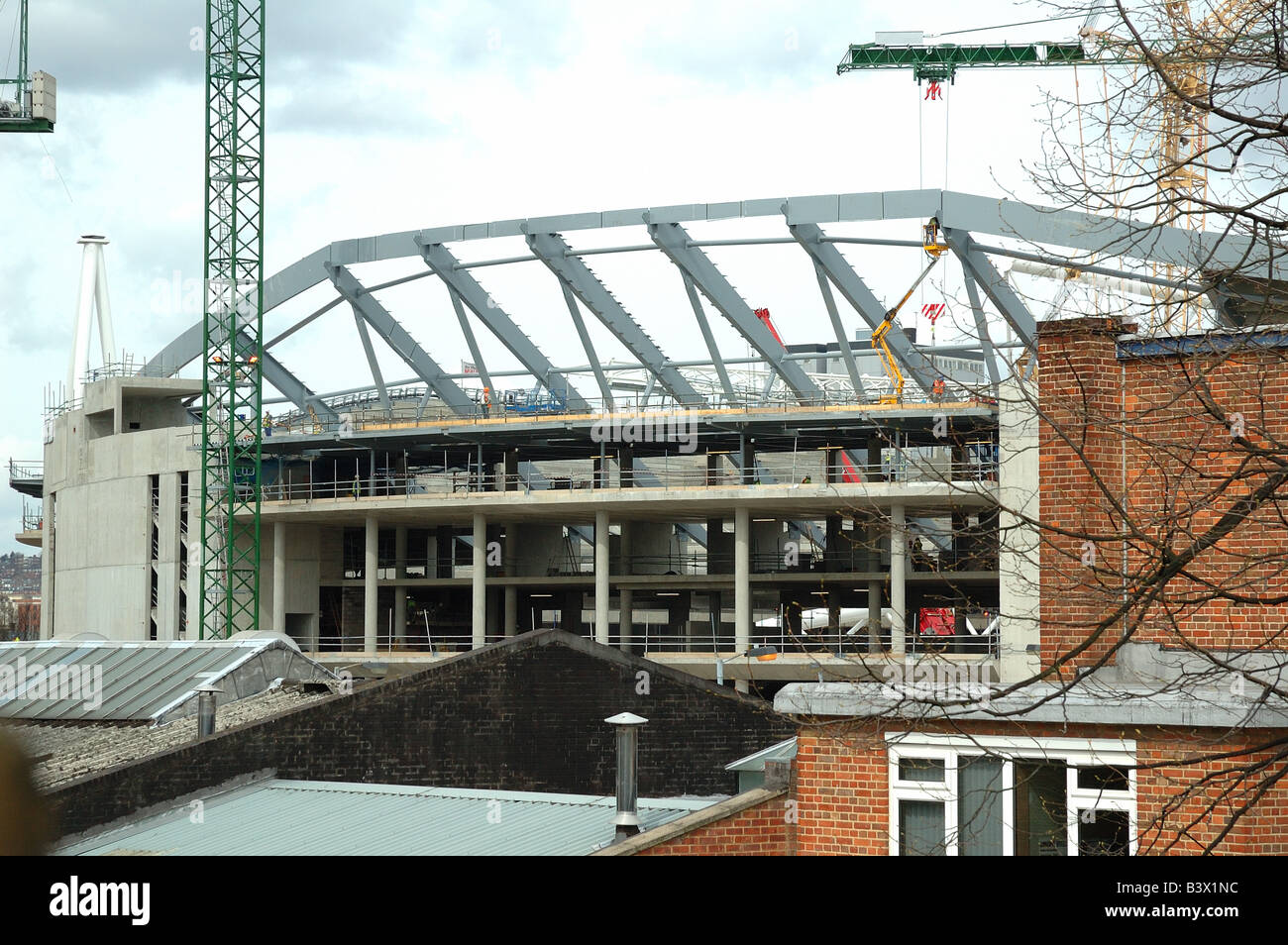 Arsenal s Emirates Stadium under construction London England UK Stock ...