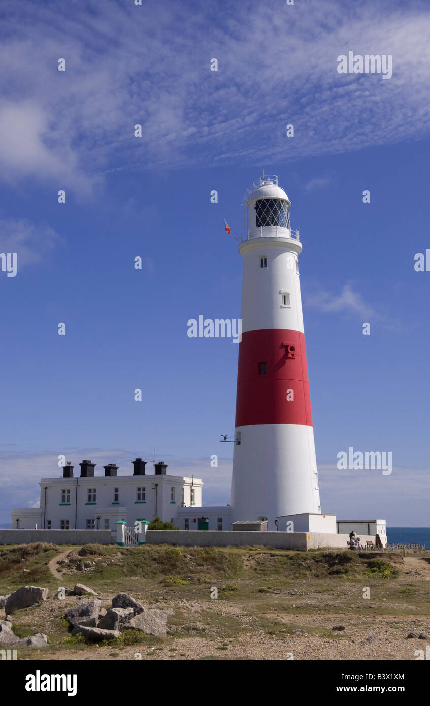 Portland Bill Lighthouse on the Isle of Portland in Dorset England UK ...