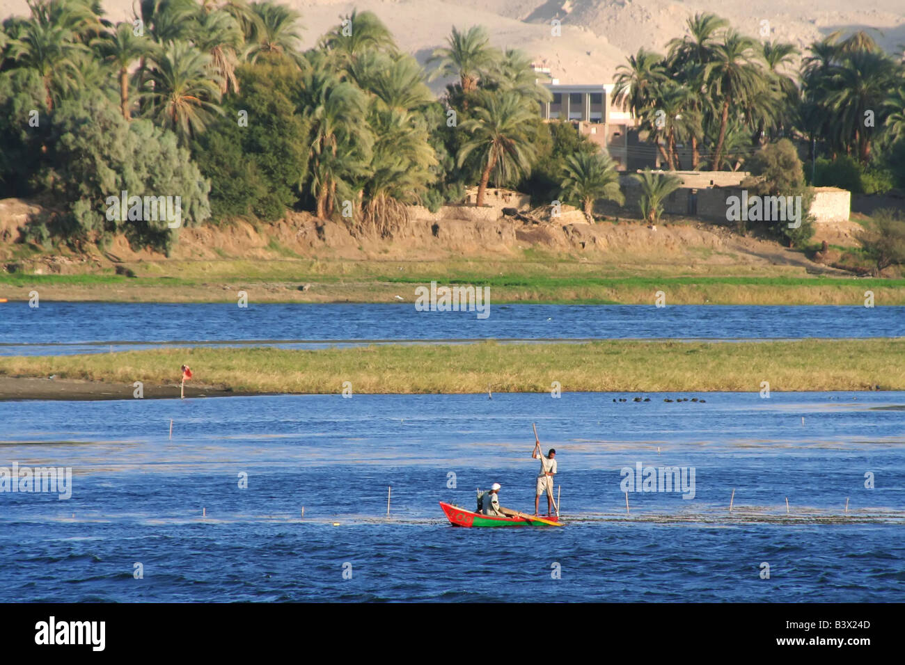 Egypt: Nile landscape Stock Photo - Alamy