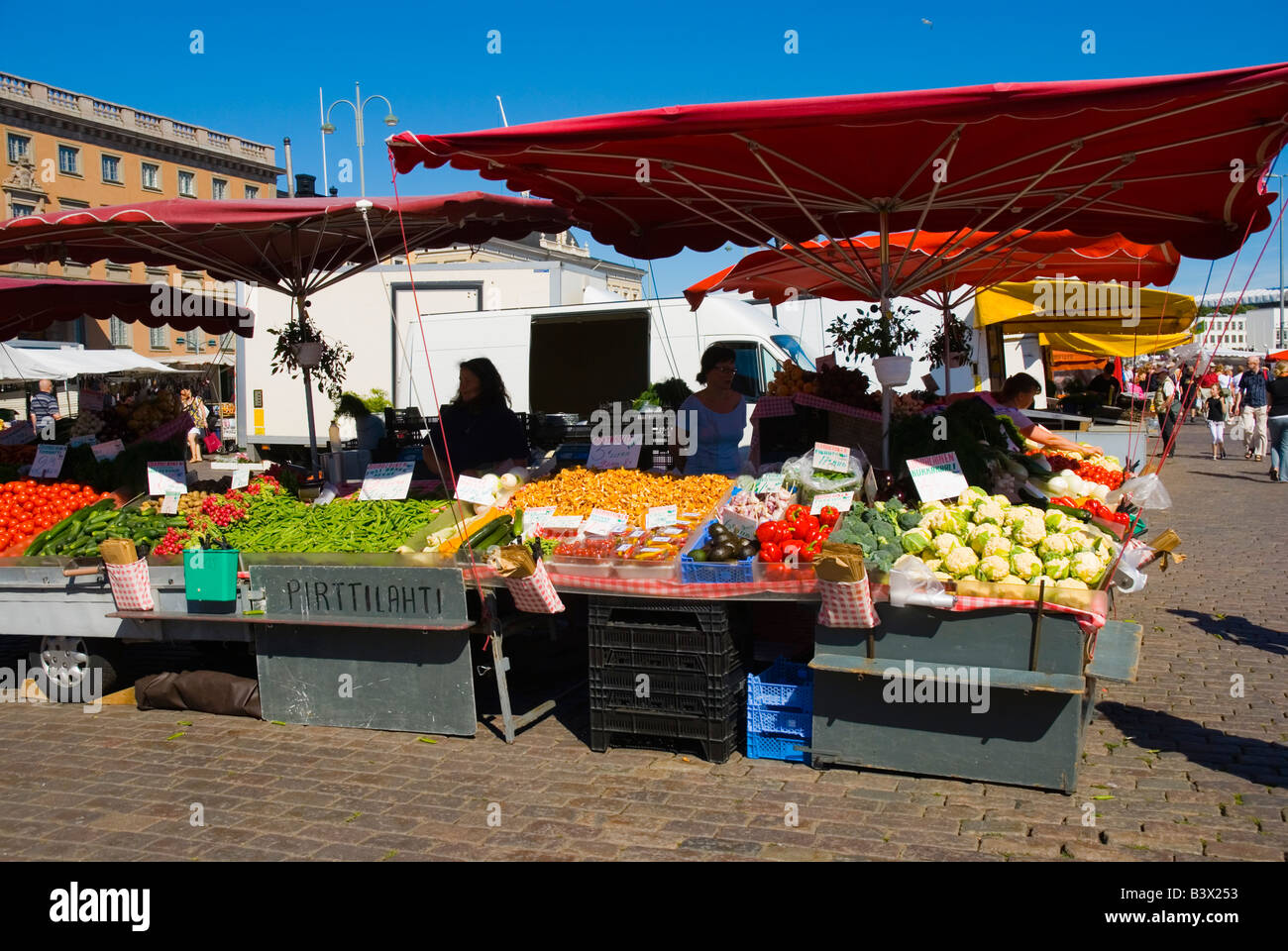 Kauppatori market square in Helsinki Finland Europe Stock Photo - Alamy