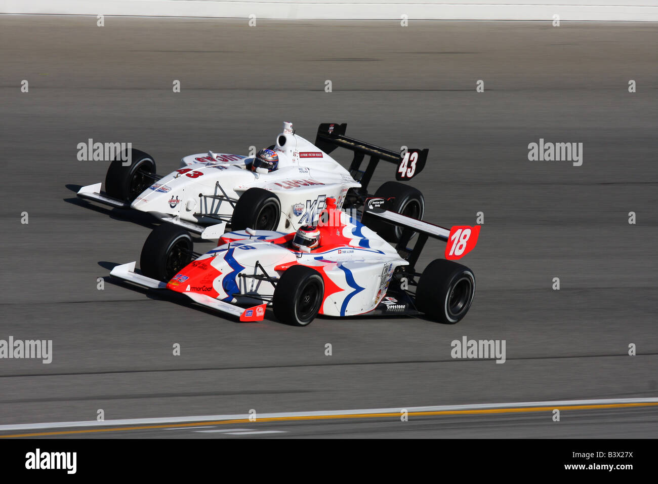 Indy Lights Racing Chicagoland Speedway Stock Photo - Alamy