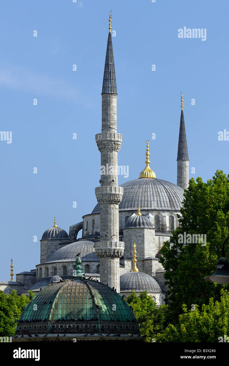 Blue Mosque, view from Sultanahmet Stock Photo - Alamy