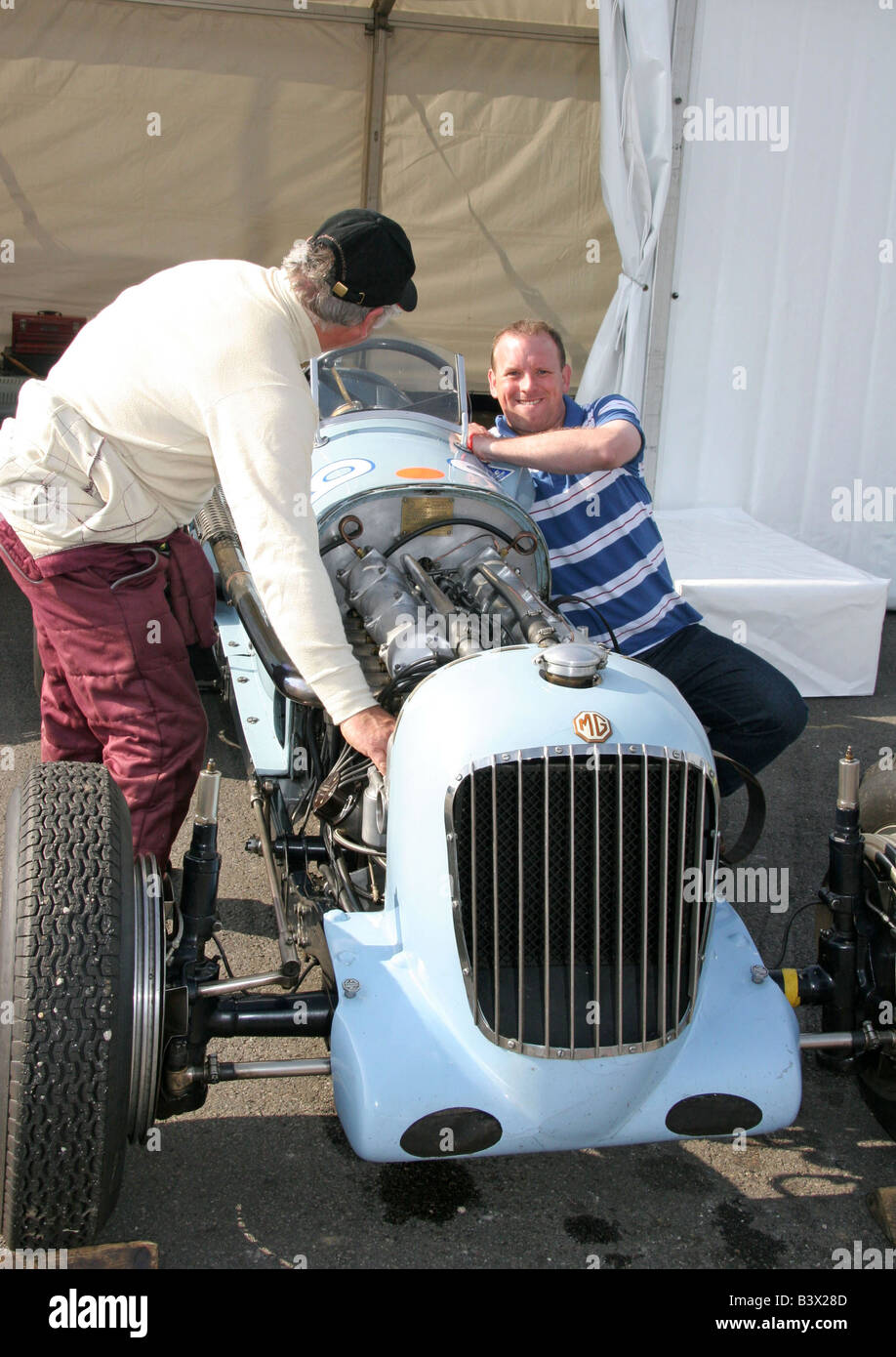 Silverston classic car racing Stock Photo - Alamy