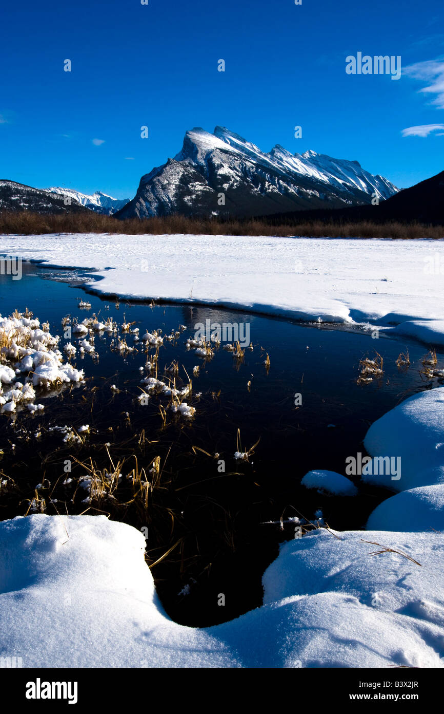 Mount Rundle, Banff National Park, Alberta, Canada Stock Photo - Alamy