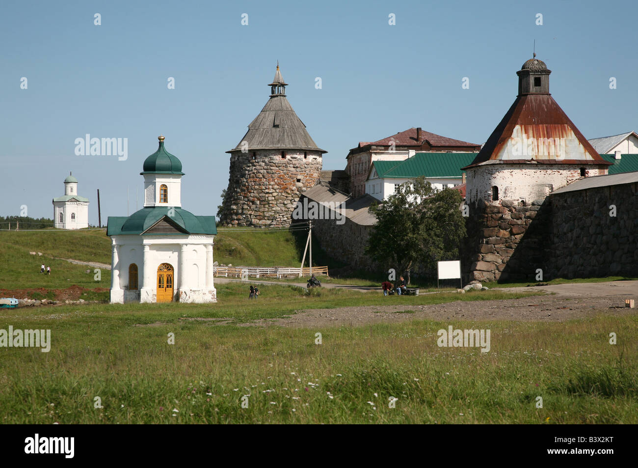 Solovetsky Monastery on the Solovetsky Islands in the White Sea, Russia ...