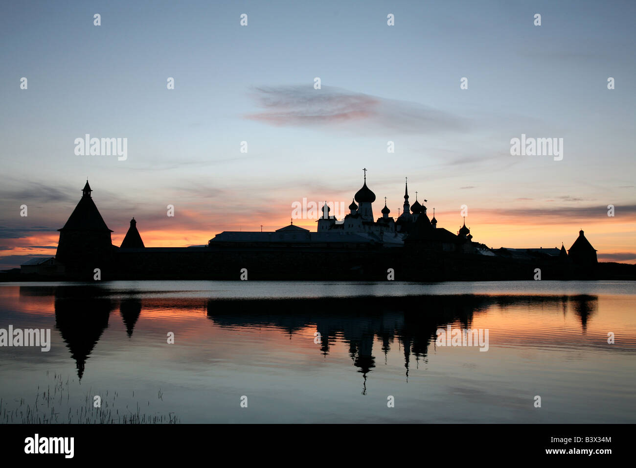 Solovetsky Monastery on the Solovetsky Islands in the White Sea, Russia ...