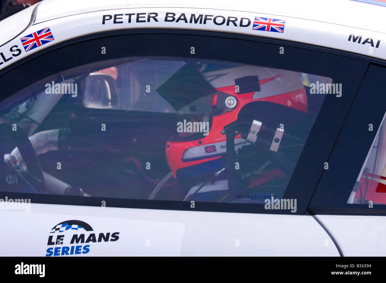 Racing driver - Peter Bamford Stock Photo - Alamy