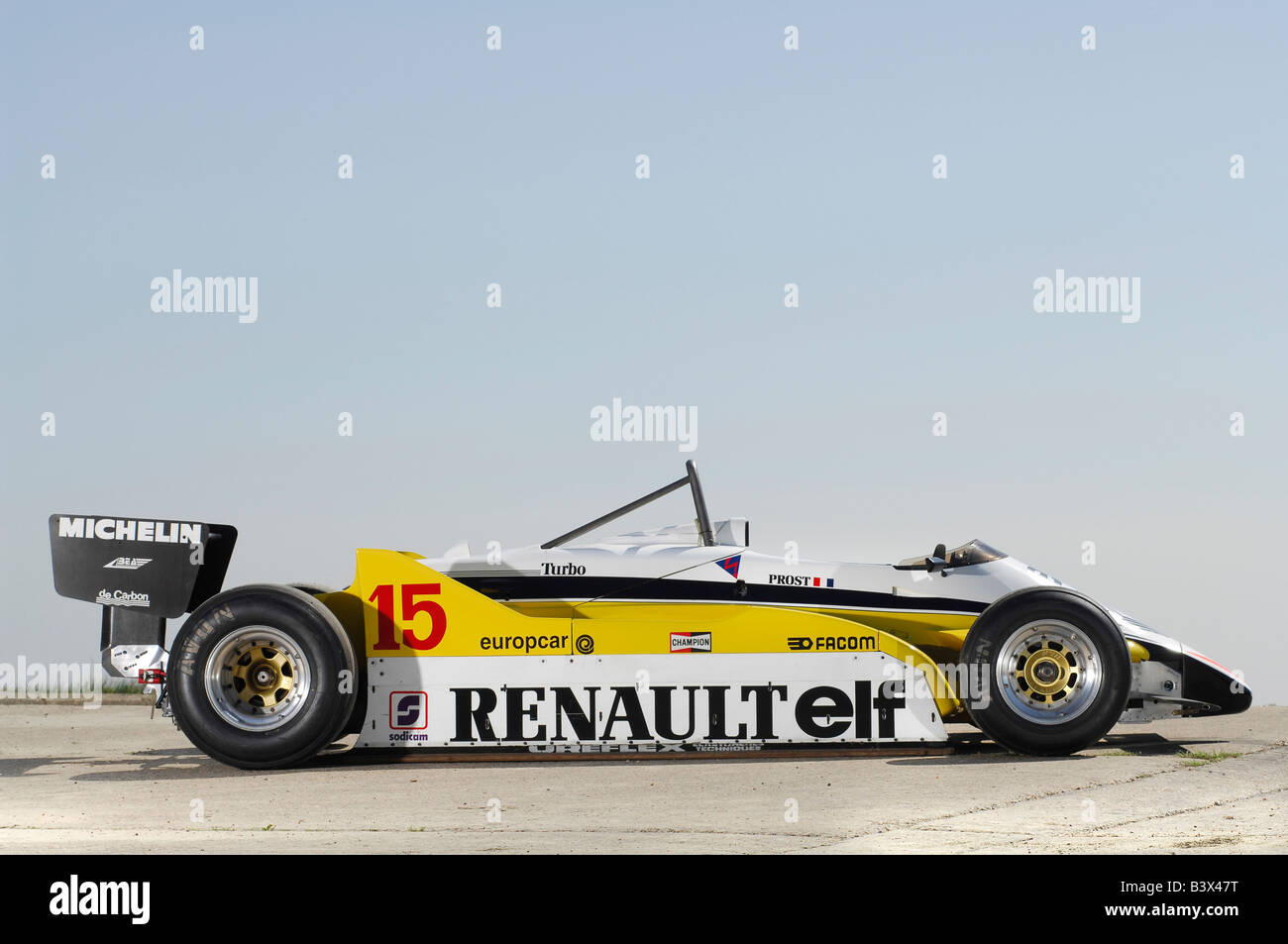 Renault RE30B F1 1982 race car Stock Photo - Alamy