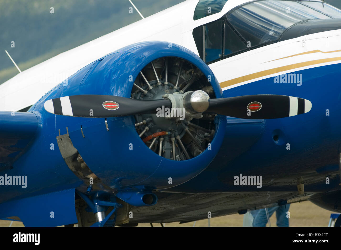 vintage propeller Aircraft Stock Photo - Alamy