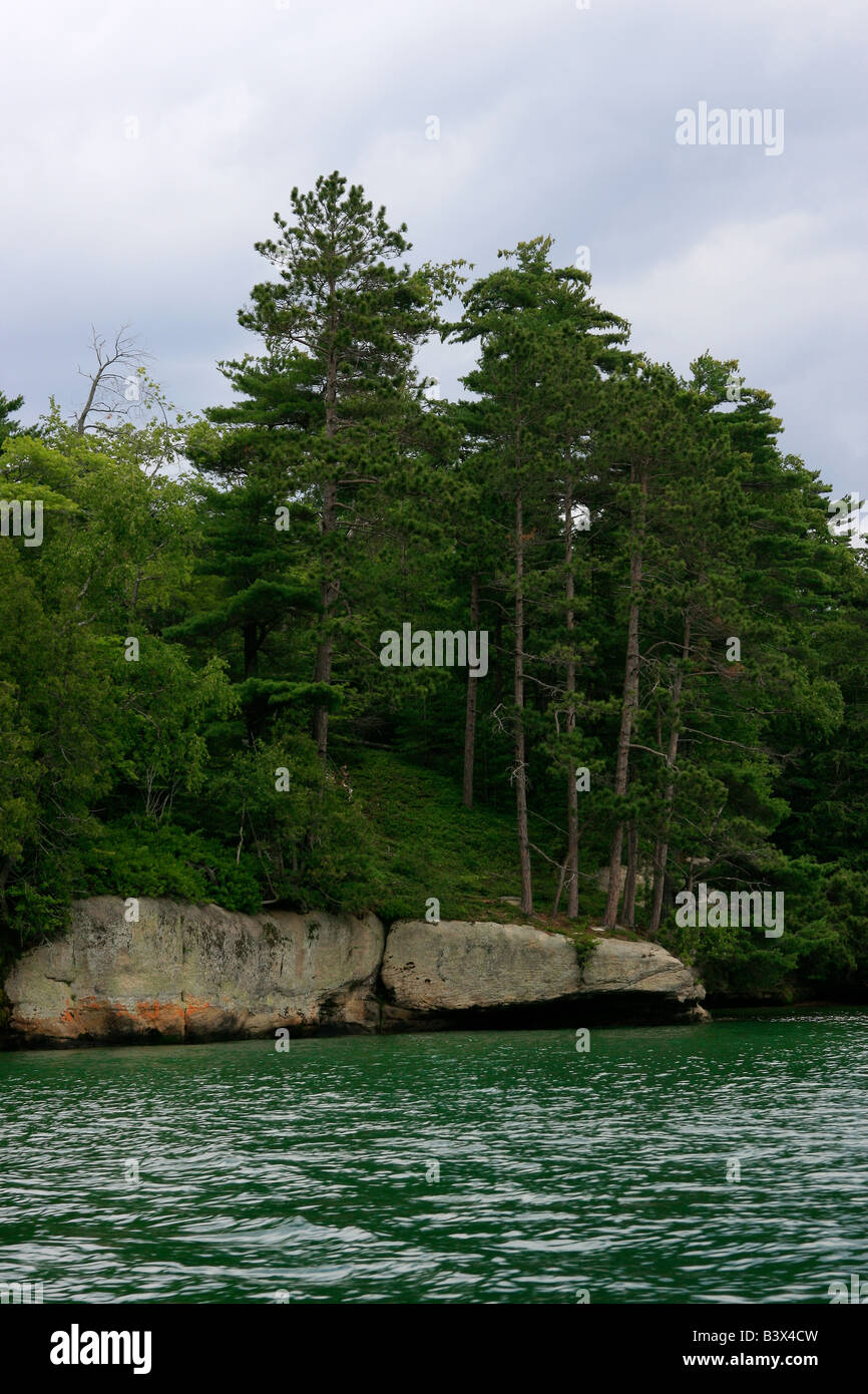The Grand Island at Lake Superior Upper Peninsula Great Lakes in ...