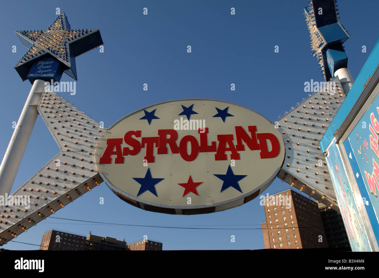 Astroland in Coney Island Stock Photo - Alamy